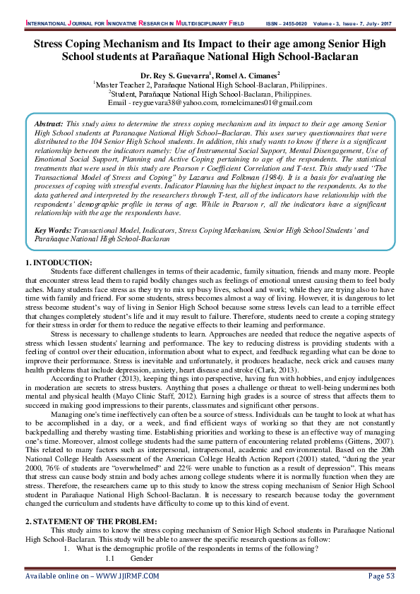 (PDF) INTERNATIONAL JOURNAL FOR INNOVATIVE RESEARCH IN ...