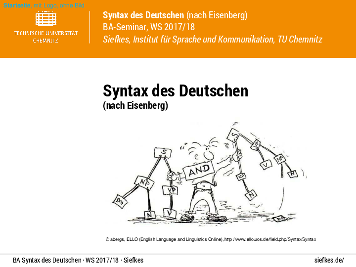 (PDF) Deutsche Syntax (nach Peter Eisenberg) – Kap. 1–8