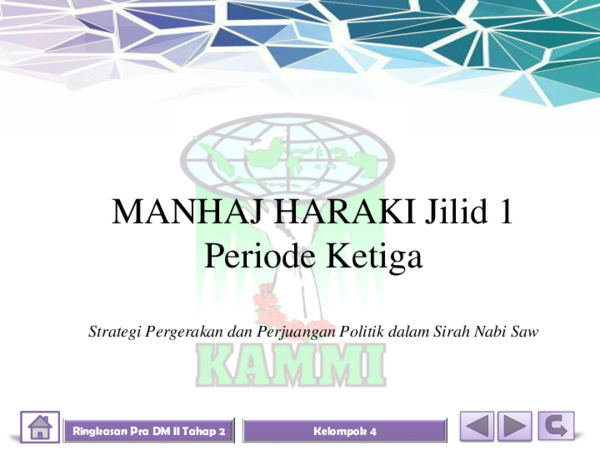 (PPT) MANHAJ HARAKI Jilid 1 bab 3