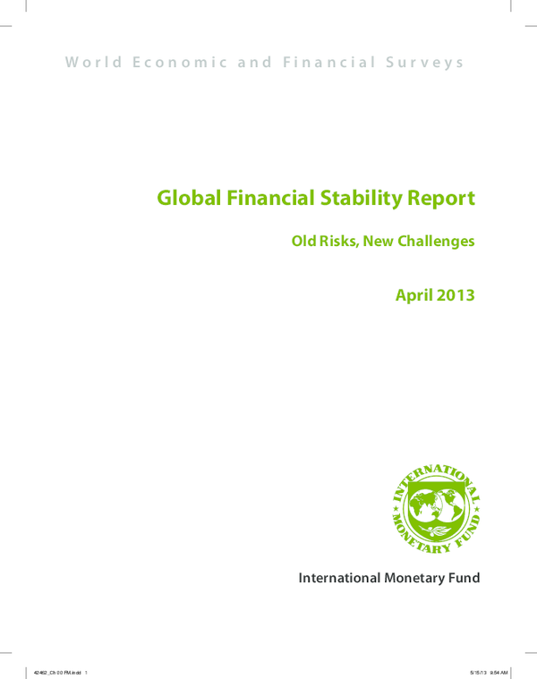 (PDF) Global Financial Stability Report Old Risks, New Challenges