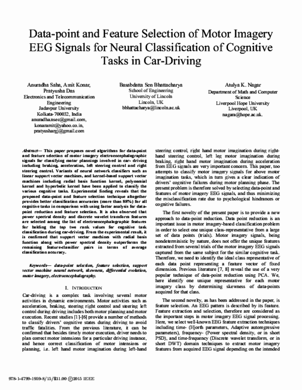 (PDF) Data-point and Feature Selection of Motor Imagery EEG Signals for Neural Classification of ...