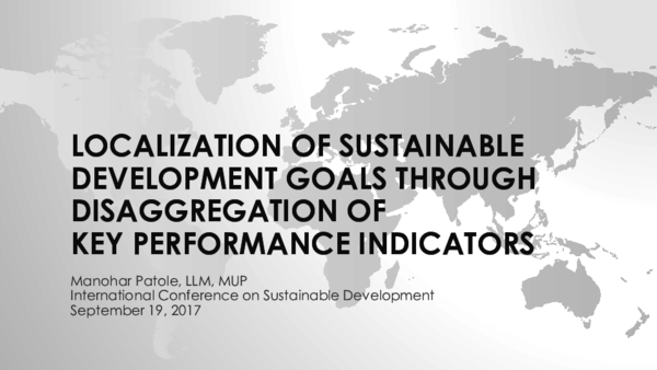 (PPT) Localization of SDGs through Disaggregation of KPI's.pptx