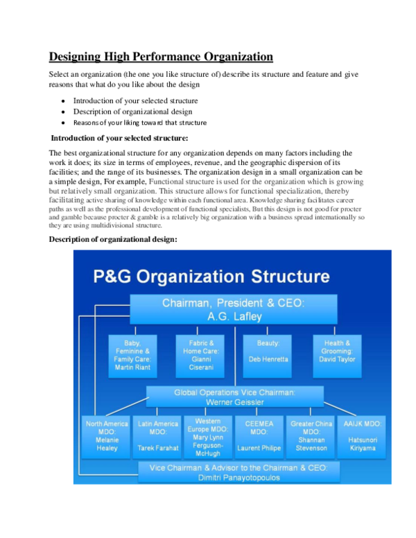 (DOC) Designing High Performance Organization