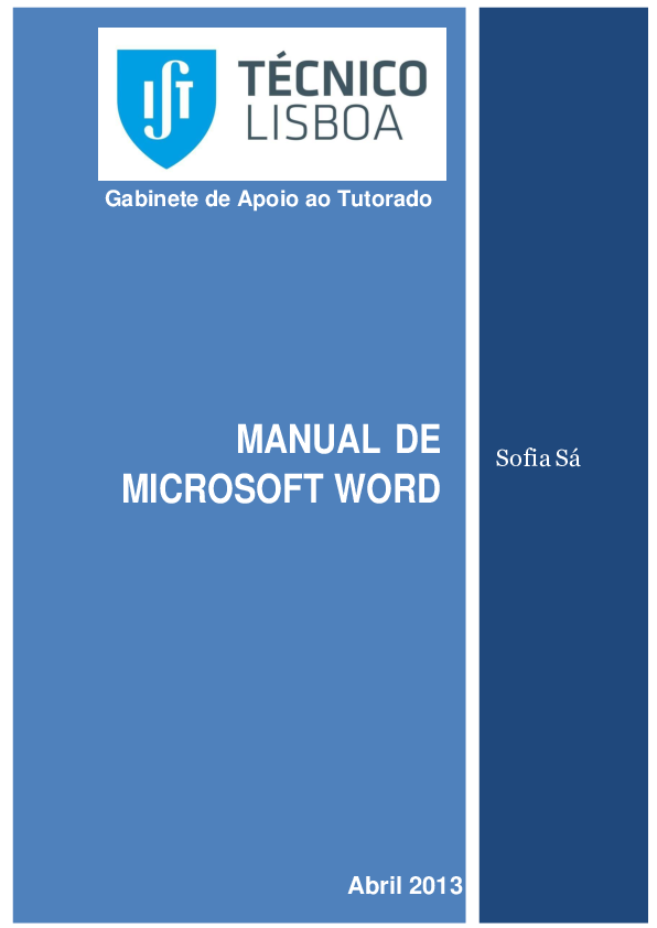 (DOC) Manual Formativo Microsoft Word