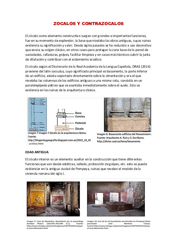 (DOC) ZOCALOS Y CONTRAZOCALOS