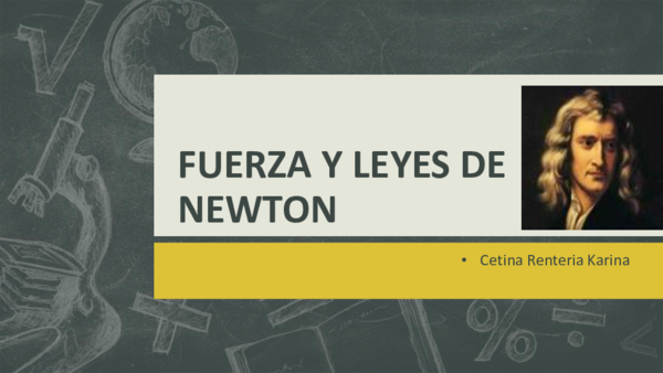 (PPT) FUERZA Y LEYES DE NEWTON