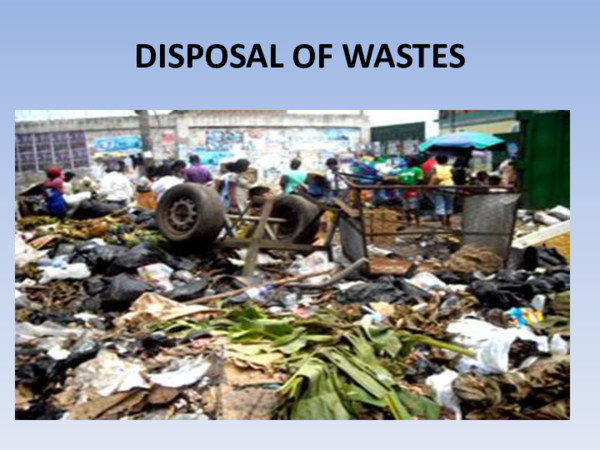 (PDF) DISPOSAL OF WASTES