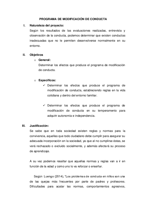 (DOC) PROGRAMA DE MODIFICACIÓN DE CONDUCTA