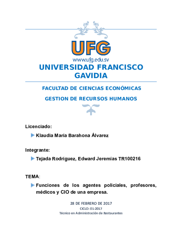 (DOC) UNIVERSIDAD FRANCISCO GAVIDIA FACULTAD DE CIENCIAS ECONÓMICAS ...
