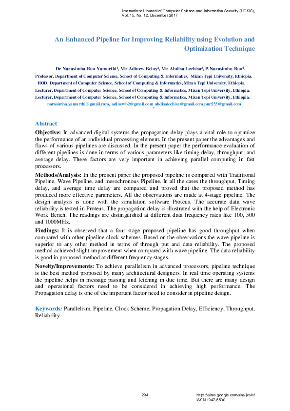 Pdf An Enhanced Pipeline For Improving Reliability Using Evolution