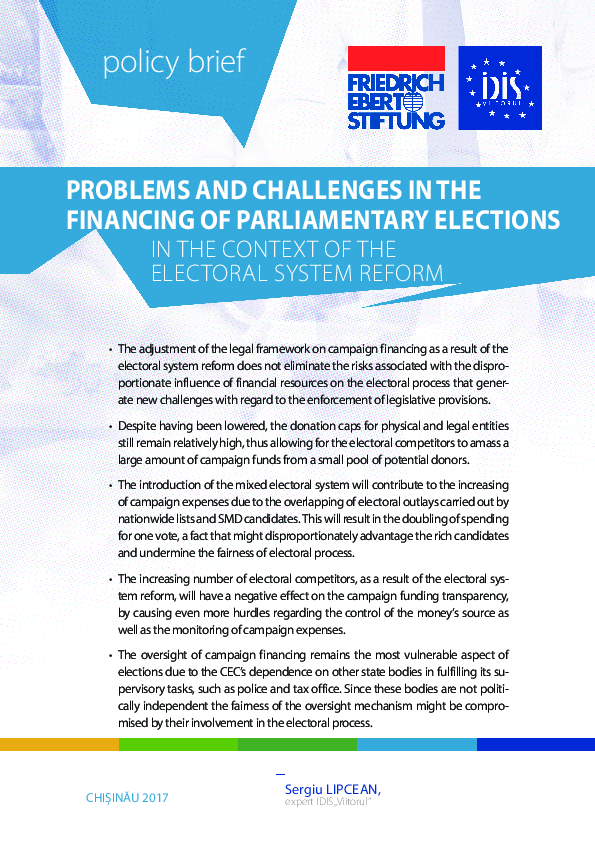 (PDF) Problems and Challenges in the Financing of Parliamentary ...