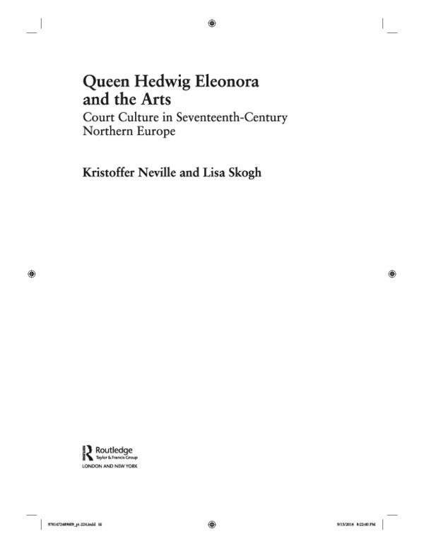 (PDF) Queen Hedwig Eleonora and the Arts - intro.pdf