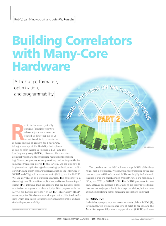 (PDF) Building Correlators with Many-Core Hardware