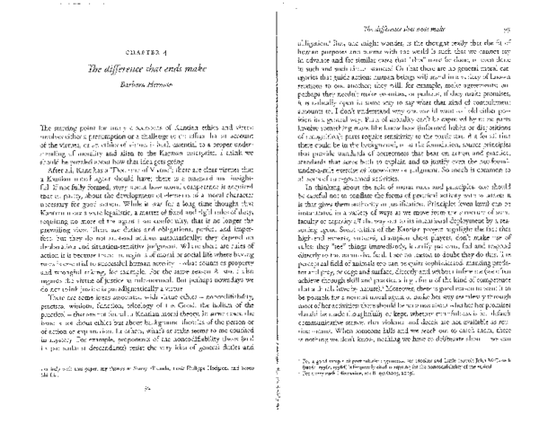 (PDF) The Difference That Ends Make