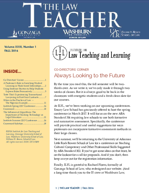 (PDF) A Professor’s Role in Enriching Student Learning in Work-based Internships | Ankur Gupta ...