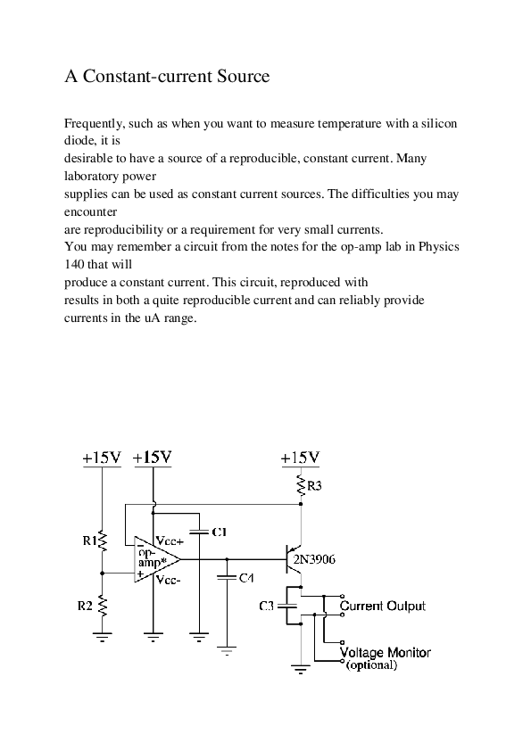 (DOC) A Constant-current Source