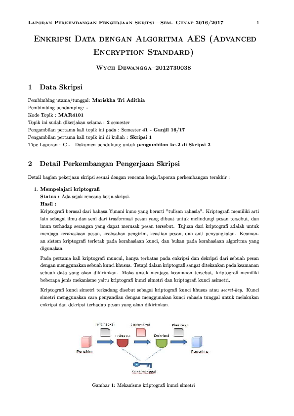 Pdf Enkripsi Data Dengan Algoritma Aes Advanced Encryption Standard