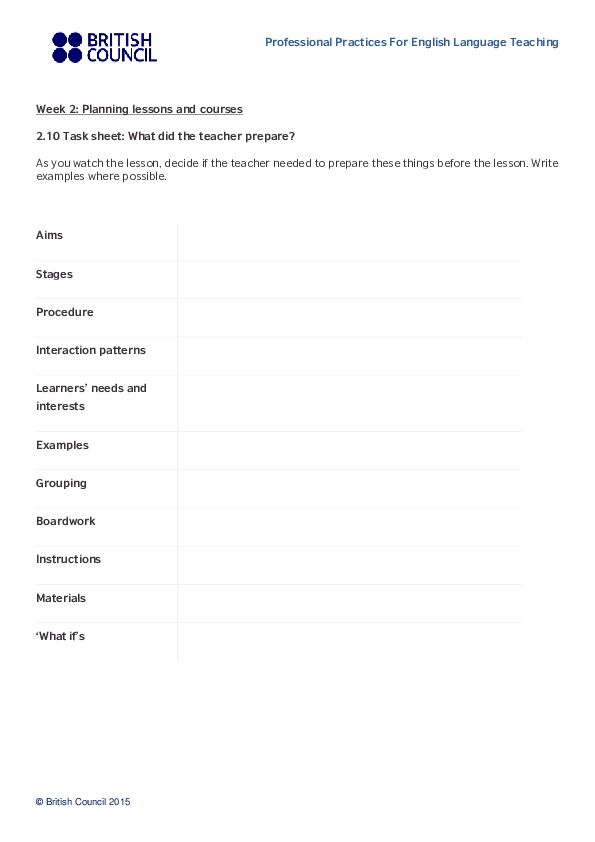 (PDF) Lesson Plan Template
