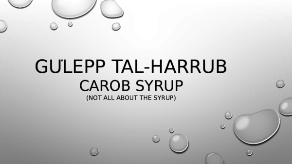 (PPT) Gulepp tal-Harrub