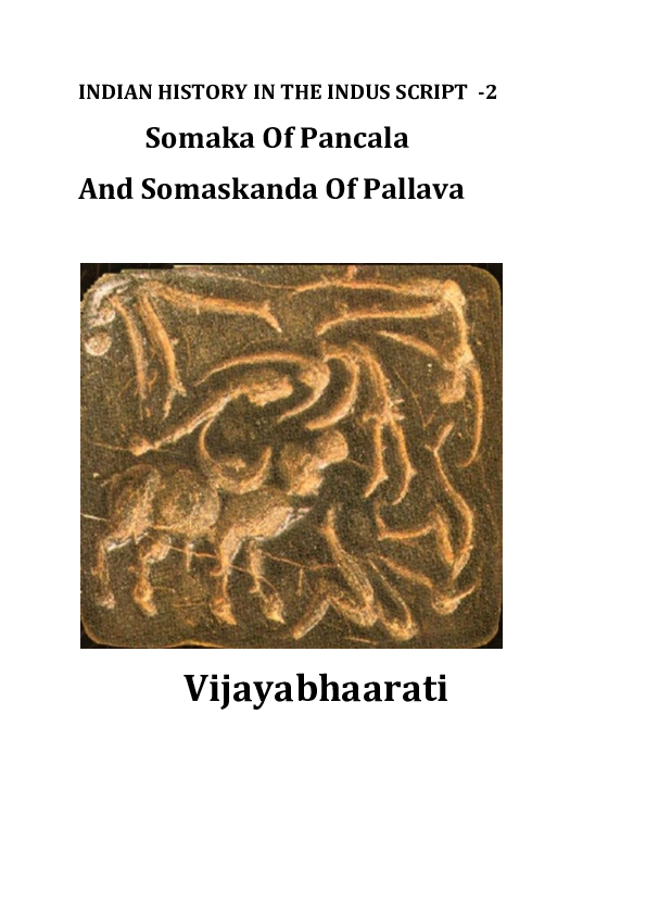(DOC) Indian History In The Indus Script -2 Somaka Of Pancala And ...