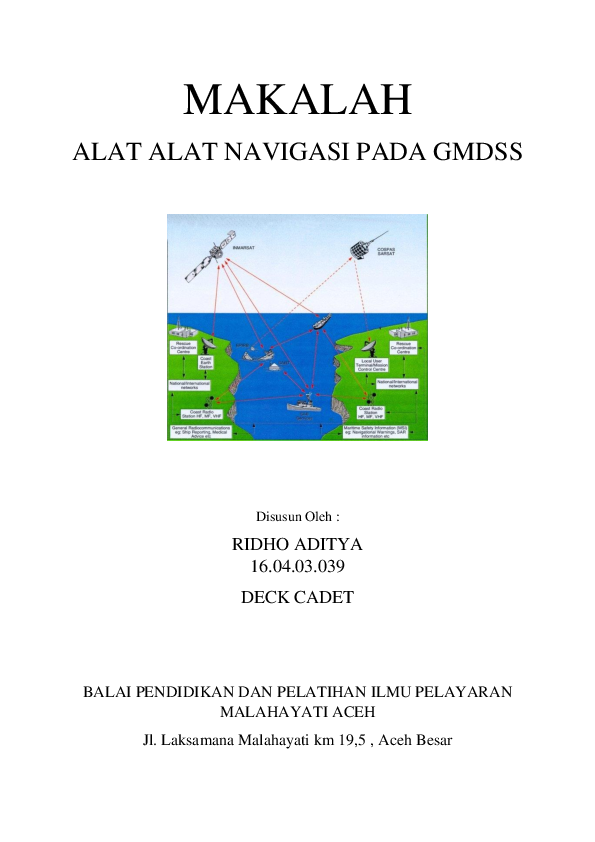 (DOC) MAKALAH ALAT ALAT NAVIGASI PADA GMDSS