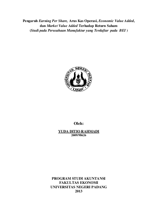 (PDF) Oleh: PROGRAM STUDI AKUNTANSI FAKULTAS EKONOMI UNIVERSITAS NEGERI ...