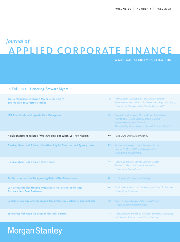 . Risk Management Failures What Are They and When Do They Happen