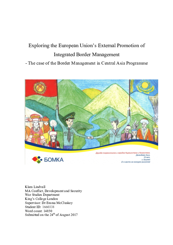 (PDF) EU Border Management in Central Asia Explained