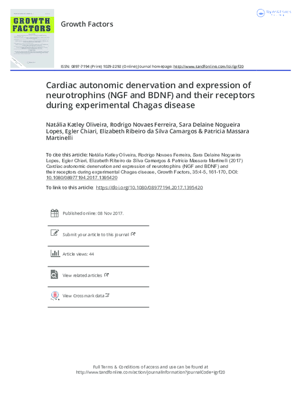 (PDF) Cardiac autonomic denervation and expression of neurotrophins NGF ...