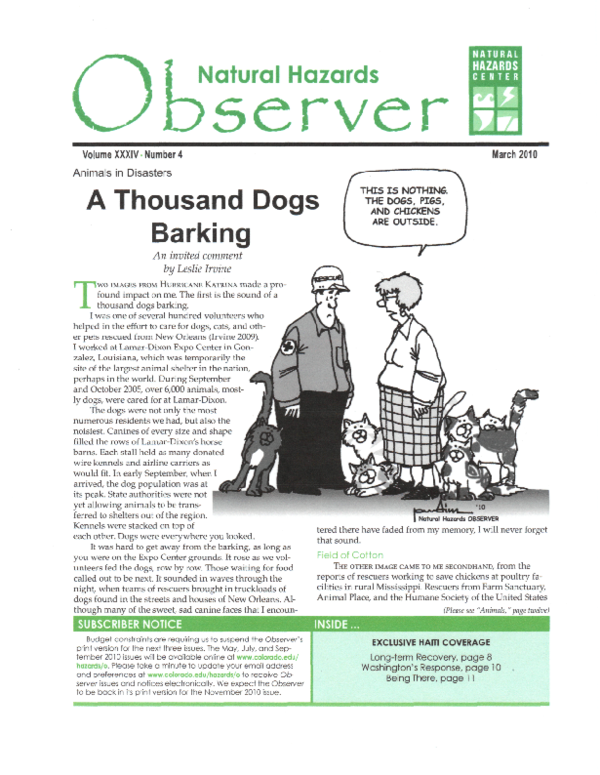(PDF) A Thousand Dogs Barking