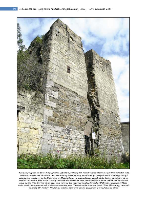 (PDF) The underground Limestone Quarries in the Low Countries and their ...