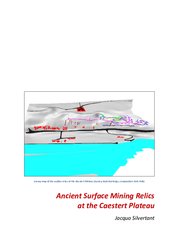 (PDF) Ancient Surface Mining Relics at the Caestert Plateau