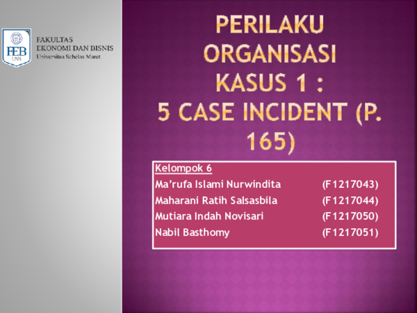 (PPT) Case Study : J & J Automobile dan analisisnya