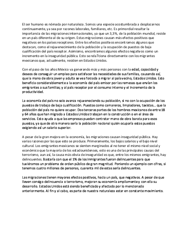 (DOC) El ser humano es nomada por naturaleza