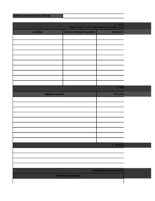 INFORME MENSUAL AMBIENTAL | Lorena Gutierrez Bernal - Academia.edu