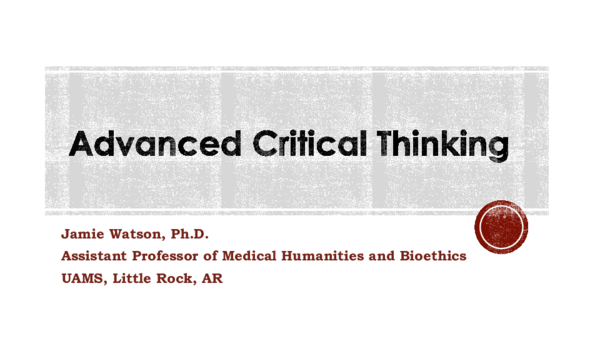 (PPT) Advanced Critical Thinking.pptx