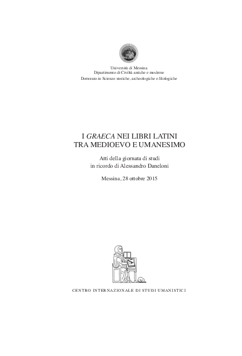(PDF) 'Graeca' umanistici in codici antichi di Cicerone e Columella, in ...