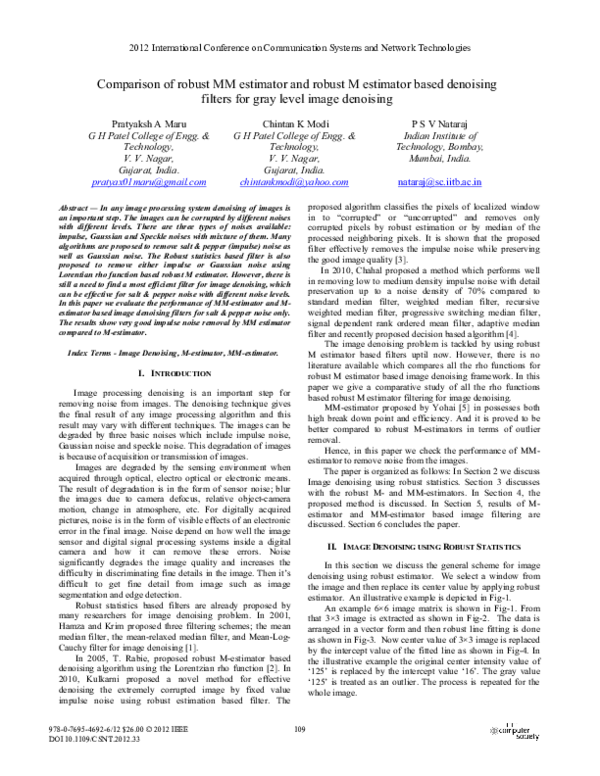 Pdf Comparison Of Robust Mm Estimator And Robust M Estimator Based