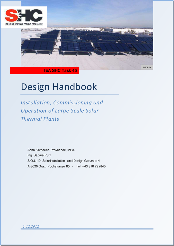 (PDF) Design Handbook Installation, Commissioning and Operation of ...