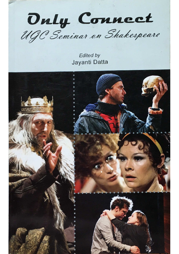 (PDF) Only Connect: Proceedings of UGC Seminar on Shakespeare