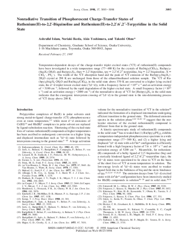 (PDF) Nonradiative Transition of Phosphorescent Charge-Transfer States ...