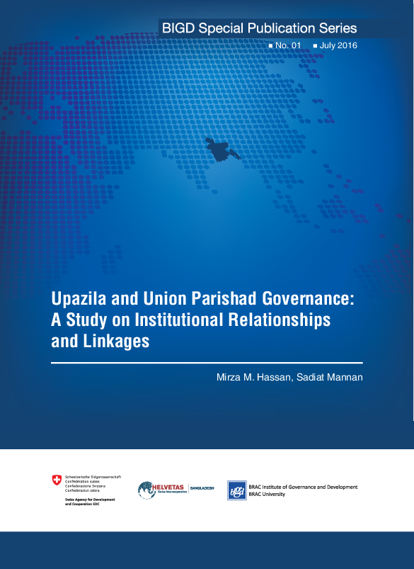 (PDF) Upazila and Union Parishad Governance_A Study on Institutional ...