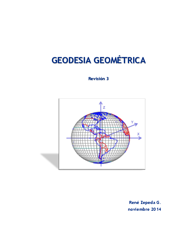 (PDF) GEODESIA GEOMÉTRICA