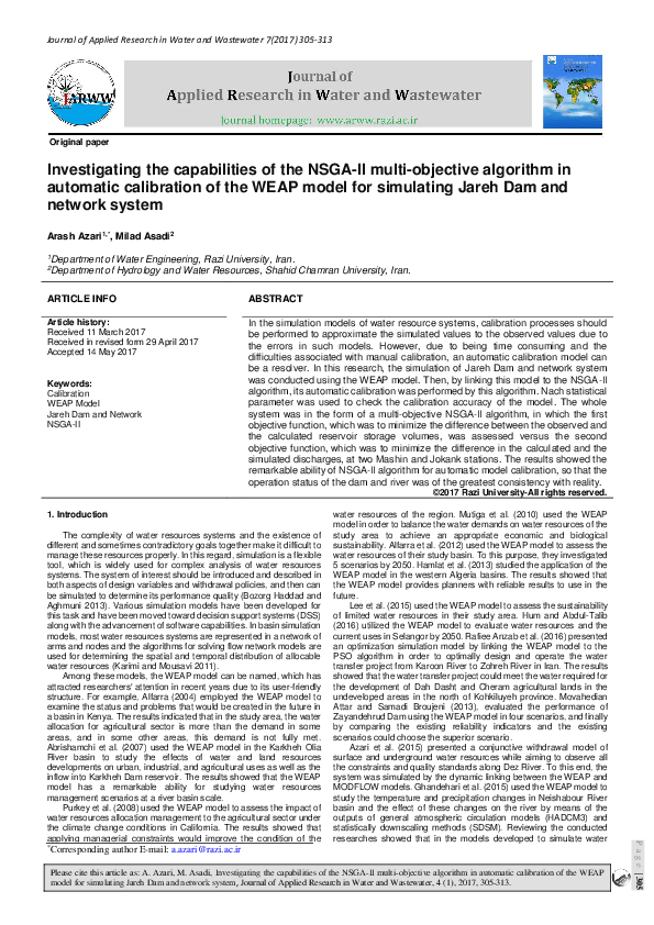 Pdf Investigating The Capabilities Of The Nsga Ii Multi Objective Algorithm In Automatic