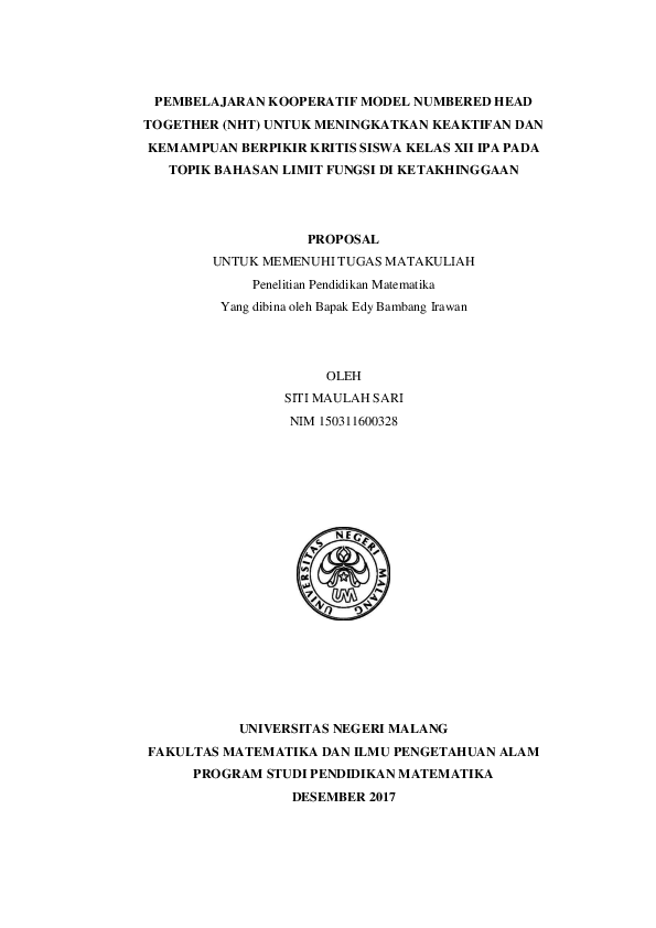 (PDF) RPP MODEL PEMBELAJARAN KOOPERATIF | hunaepi lombok - Academia.edu