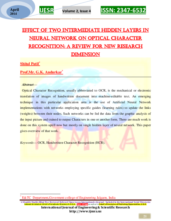 (PDF) IEEE Paper Template in A4 (V1