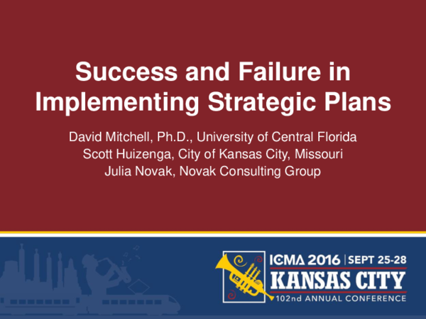 (PPT) Success and Failure in Implementing Strategic Plans