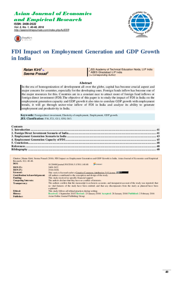 PDF FDI Impact On Employment Generation And GDP Growth In India pdf-fdi-impact-on-employment-generation-and-gdp-growth-in-india