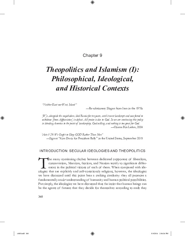 (PDF) The Philosophic Roots of Modern Ideology: Liberalism ...