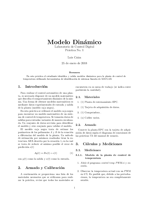 (PDF) Modelo Dinámico